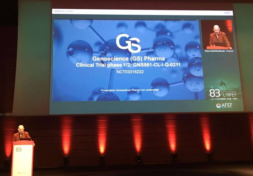 83èmes Journées Scientifiques de l’AFEF 2018 – Genoscience Pharma